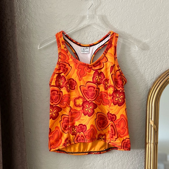 shebeest | Tops | Y2k Shebeest Flower Power Fitness Tank | Poshmark